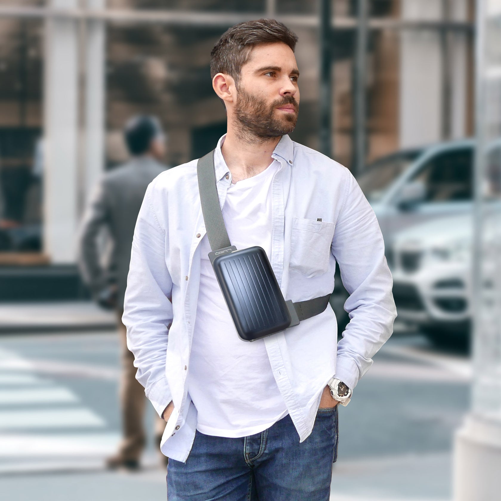 PHONE BAG | Navy Blue – ÖGON Design